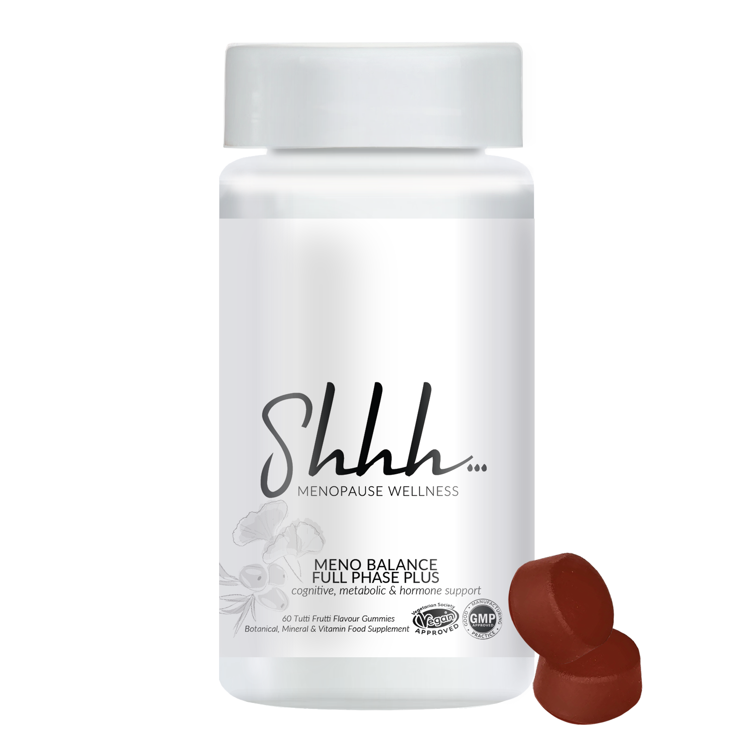 Meno Balance- Full Phase Plus – 60 gummies – Shhh...Menopause Wellness