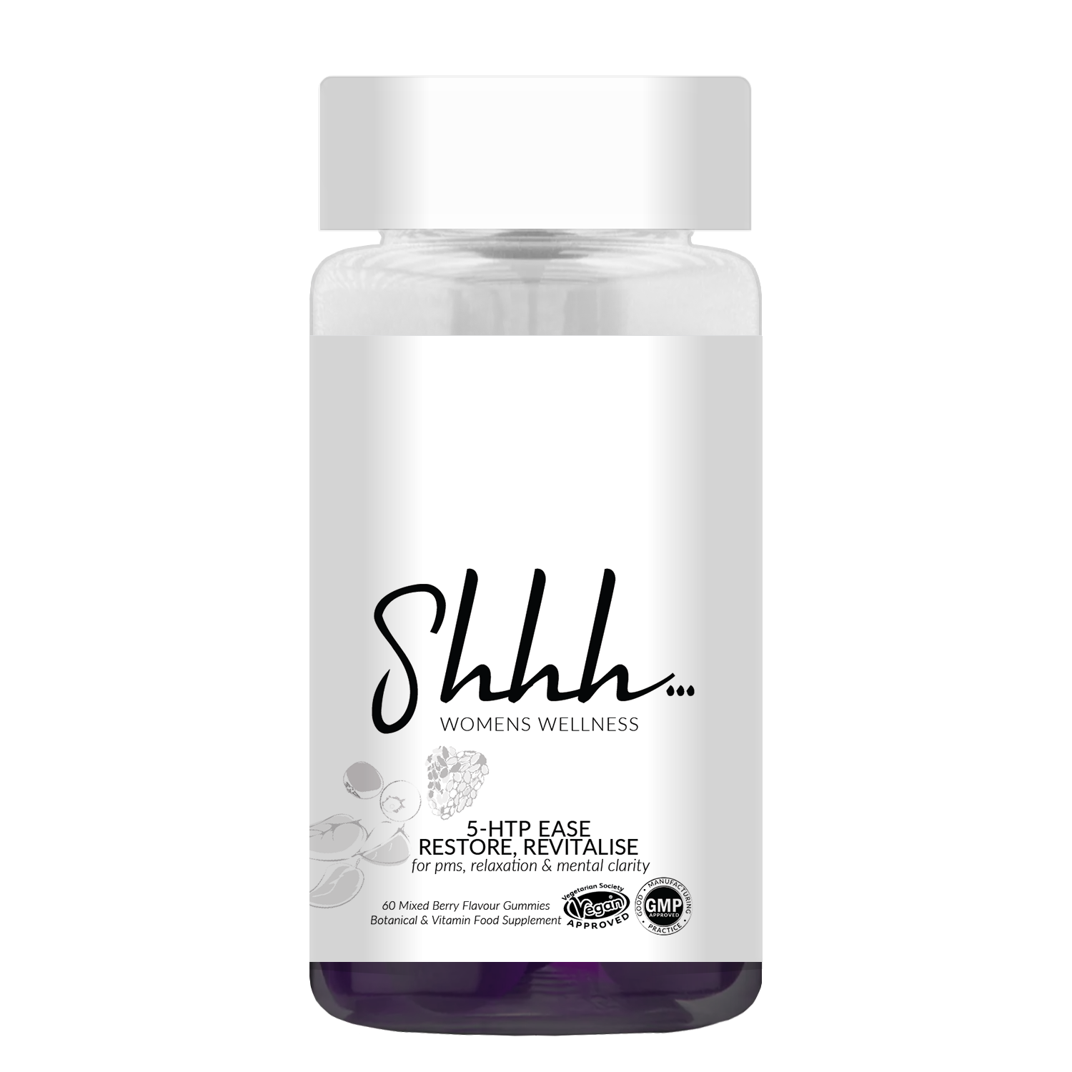 5-HTP Ease Restore Revitalise - 60 gummies – Shhh...Menopause Wellness